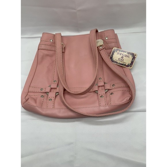 Stone & Co | Bags | Stone Co Leather Handbag Nwt Pink Panther | Poshmark